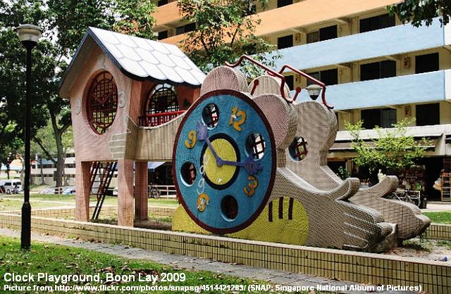 boon lay clock playground | Remember Singapore