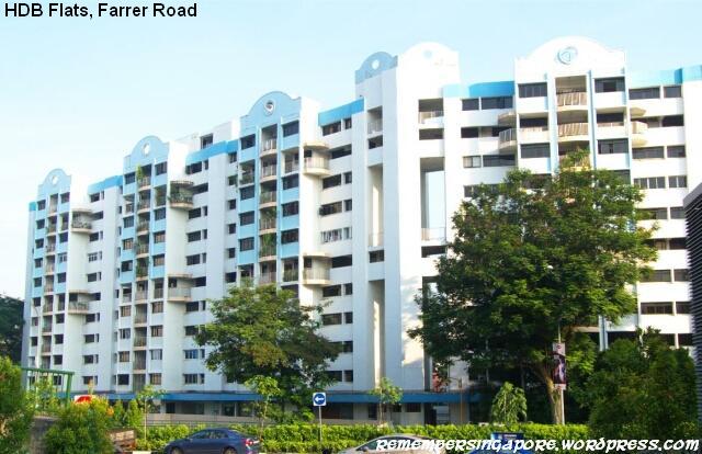 farrer road blue HDB flats | Remember Singapore