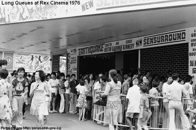 long queues at rex cinema 1976 | Remember Singapore