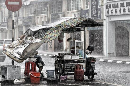 rojak man and bike | Remember Singapore