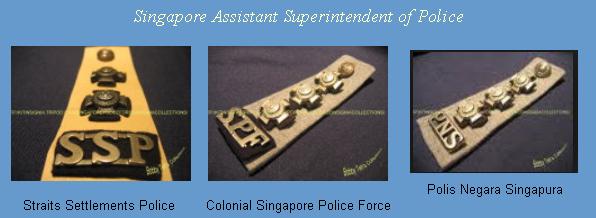 singapore assistant superintendent of police rank | Remember Singapore