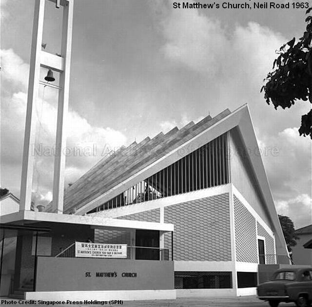 The Former St Matthew’s Church and its Kindergarten at Neil Road ...