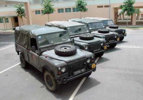 saf land rover defender | Remember Singapore