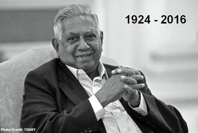 S.R. Nathan (1924-2016) – President, Diplomat, Crisis Leader | Remember ...