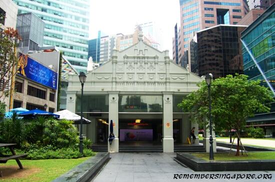 raffles-place-mrt-station-exit-facade | Remember Singapore