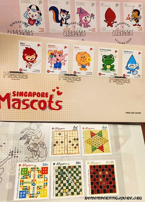 singapore stamps mascots games singpost | Remember Singapore
