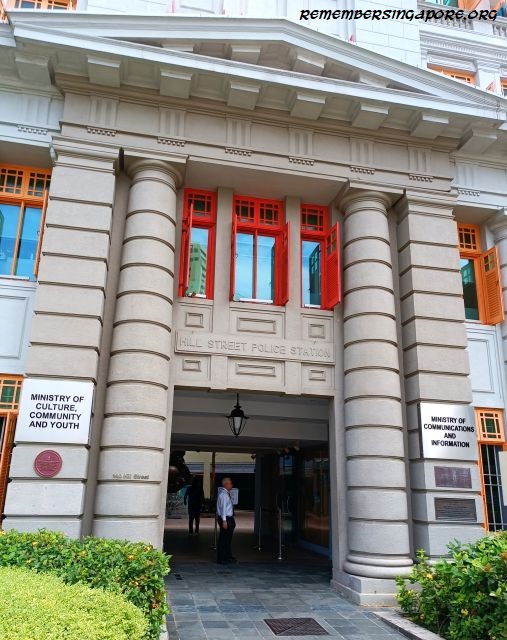 Old Hill Street Police Station, the Iconic Colourful Landmark by the ...
